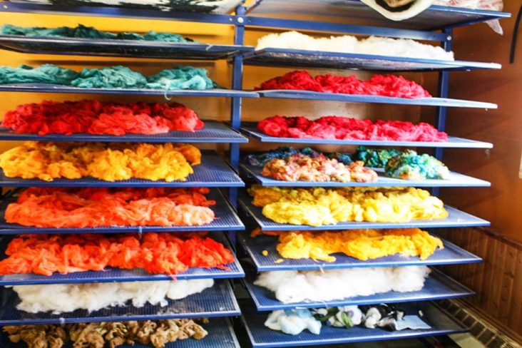 Wolle und Filz aus Prince Edward Island.