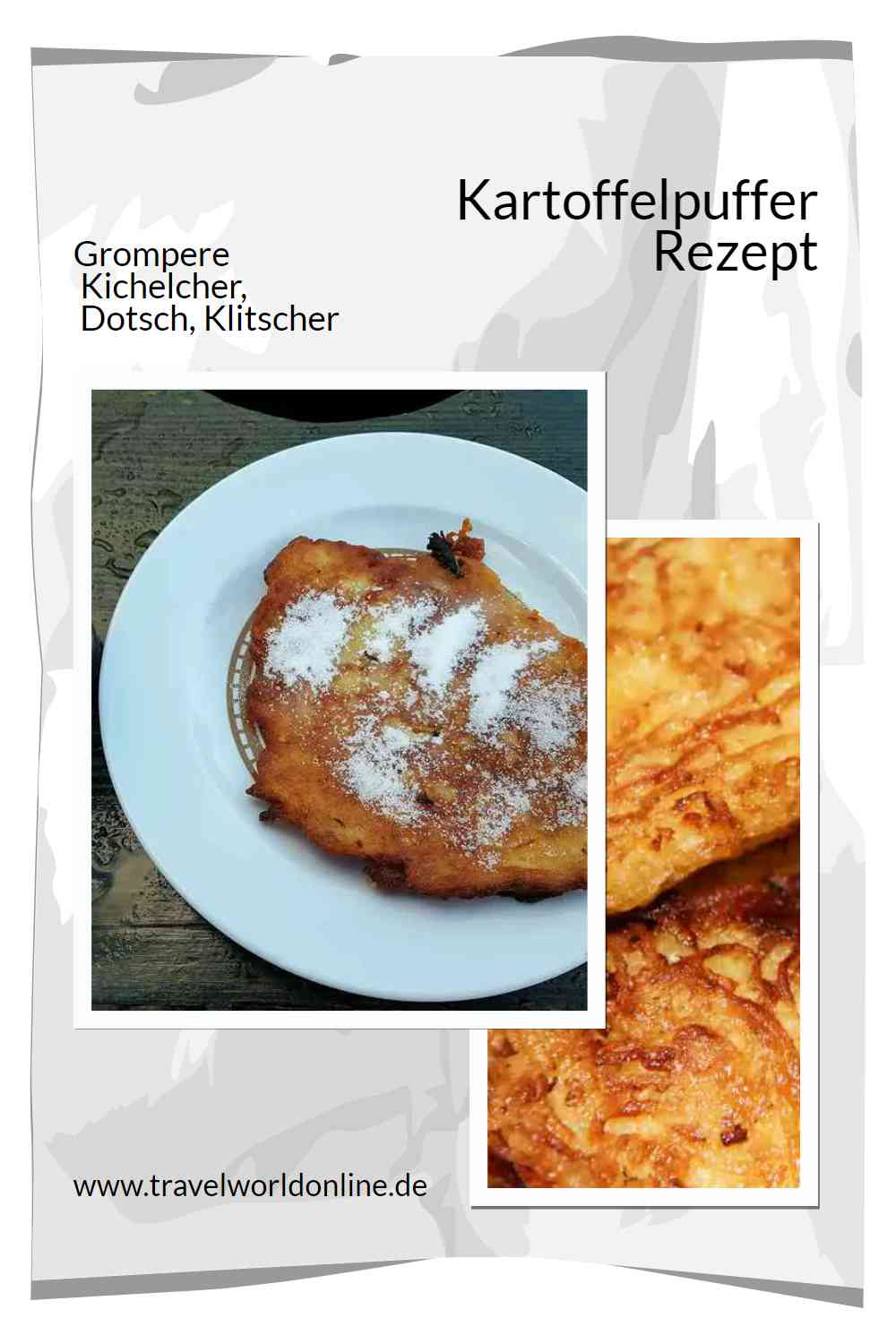 Kartoffelpuffer Rezept - Grompere Kichelcher, Dotsch, Klitscher